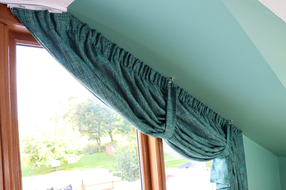 Bespoke Curtains for Apex Window