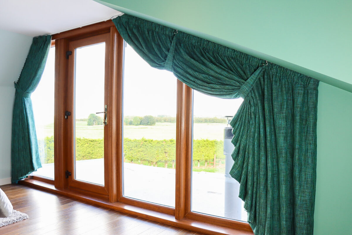 Bespoke Curtains for Apex Window