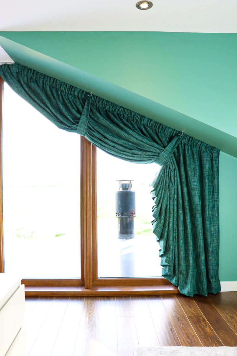 Bespoke Curtains for Apex Window