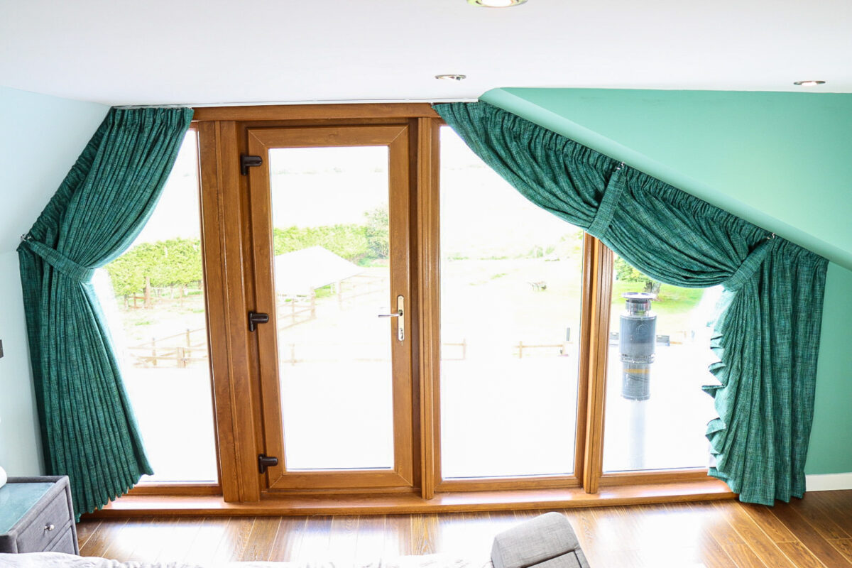 Bespoke Curtains for Apex Window